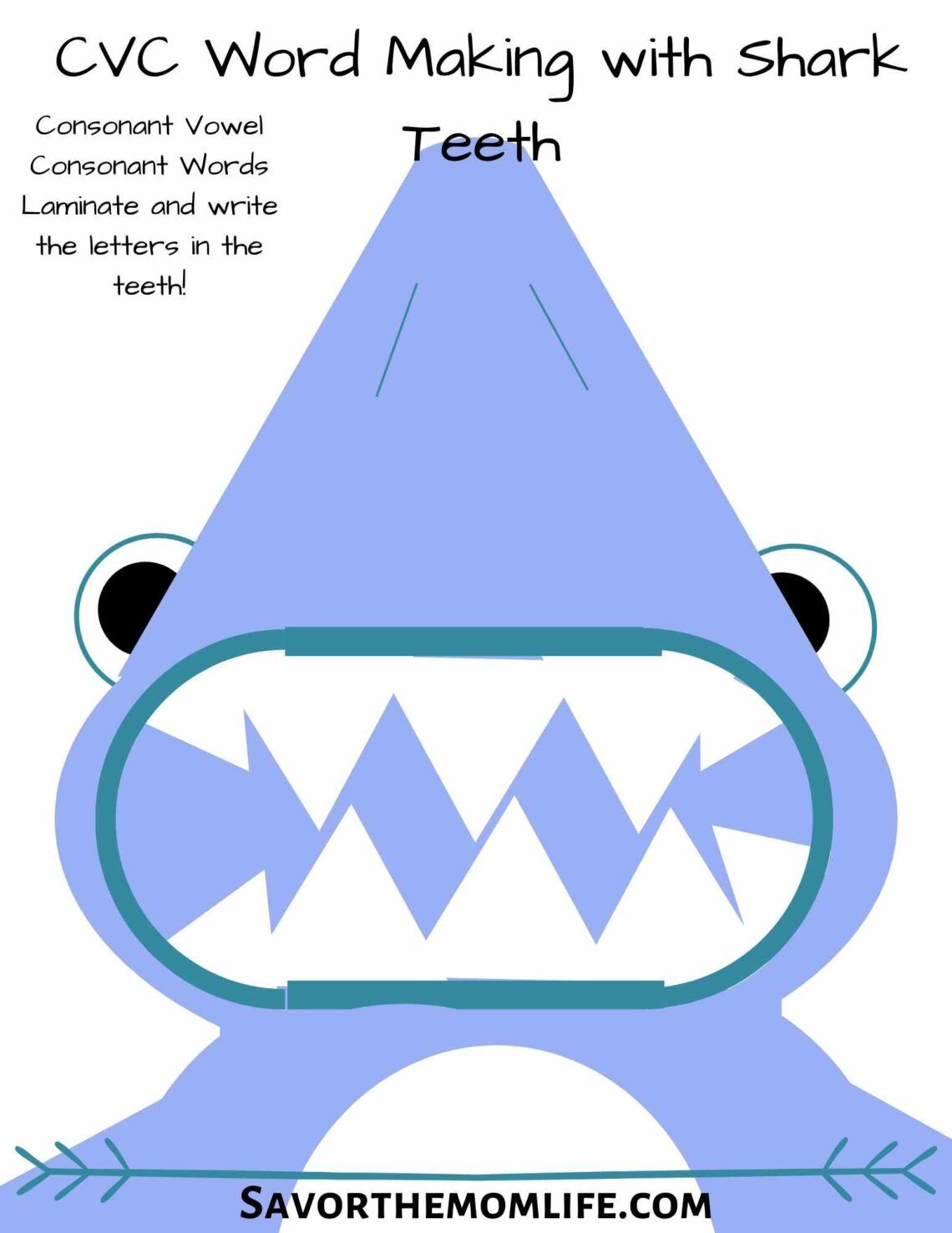 Shark Themed Busy Box - Savor The Mom Life