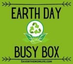 Earth Day Busy Box - Savor The Mom Life