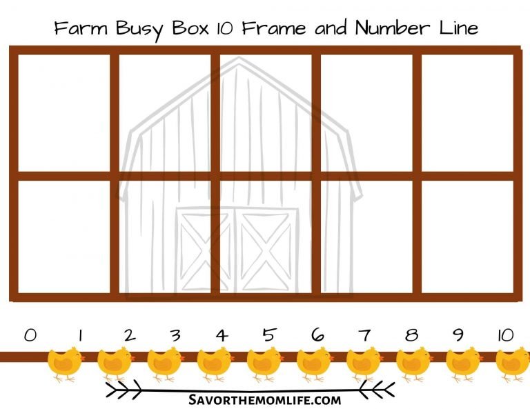 Farm Themed Busy Box for Preschoolers - Savor The Mom Life