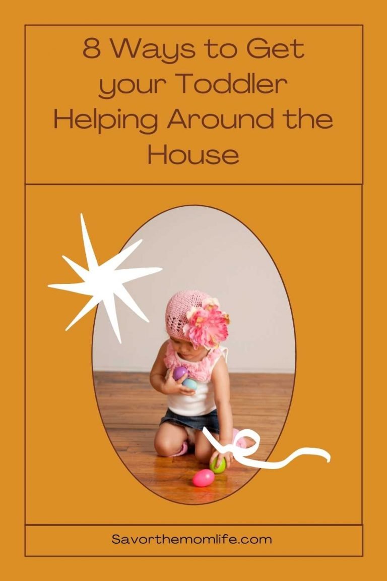 Chores: 8 Ways to Get your Toddler Helping Around the House.